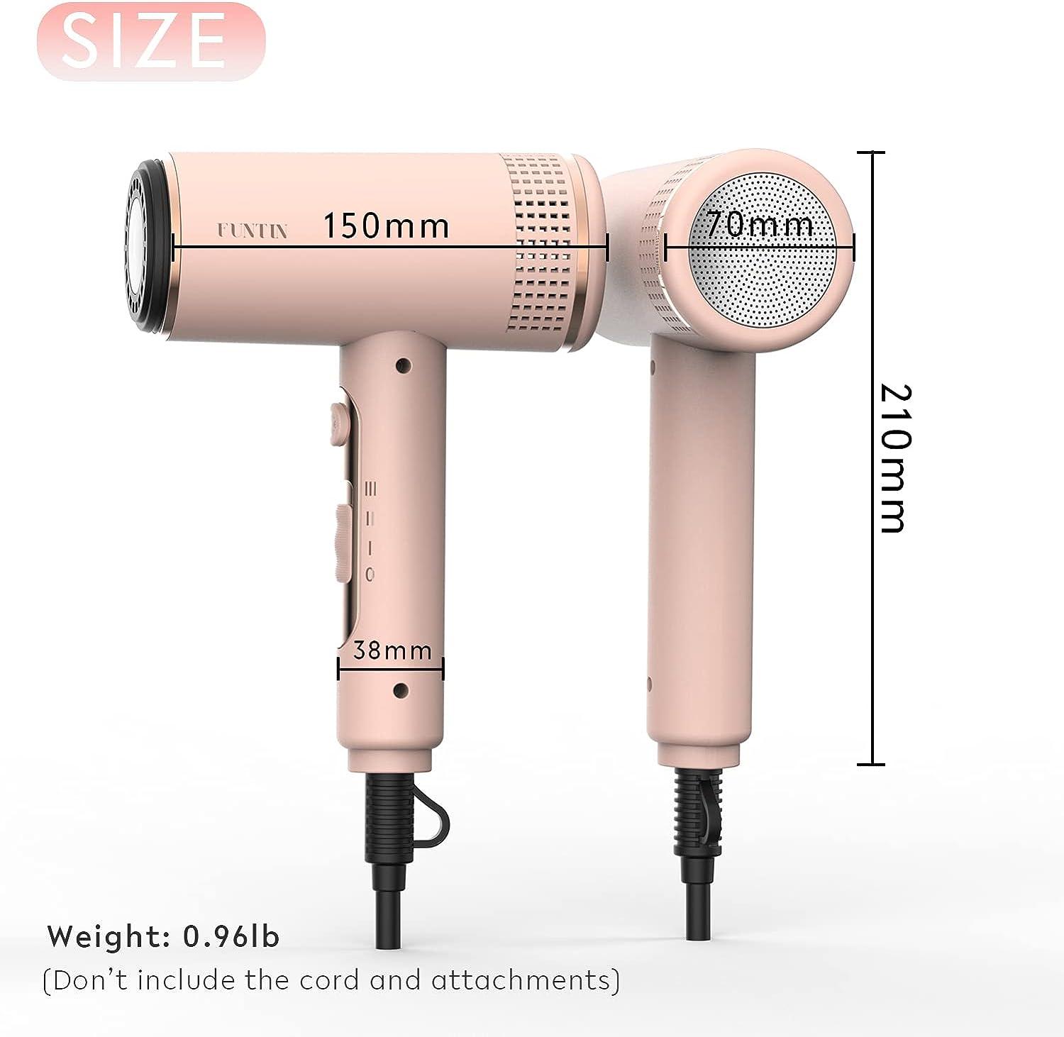 FUNTIN 2000W Ionic Hair Dryer with Brushless Motor for Salon ...