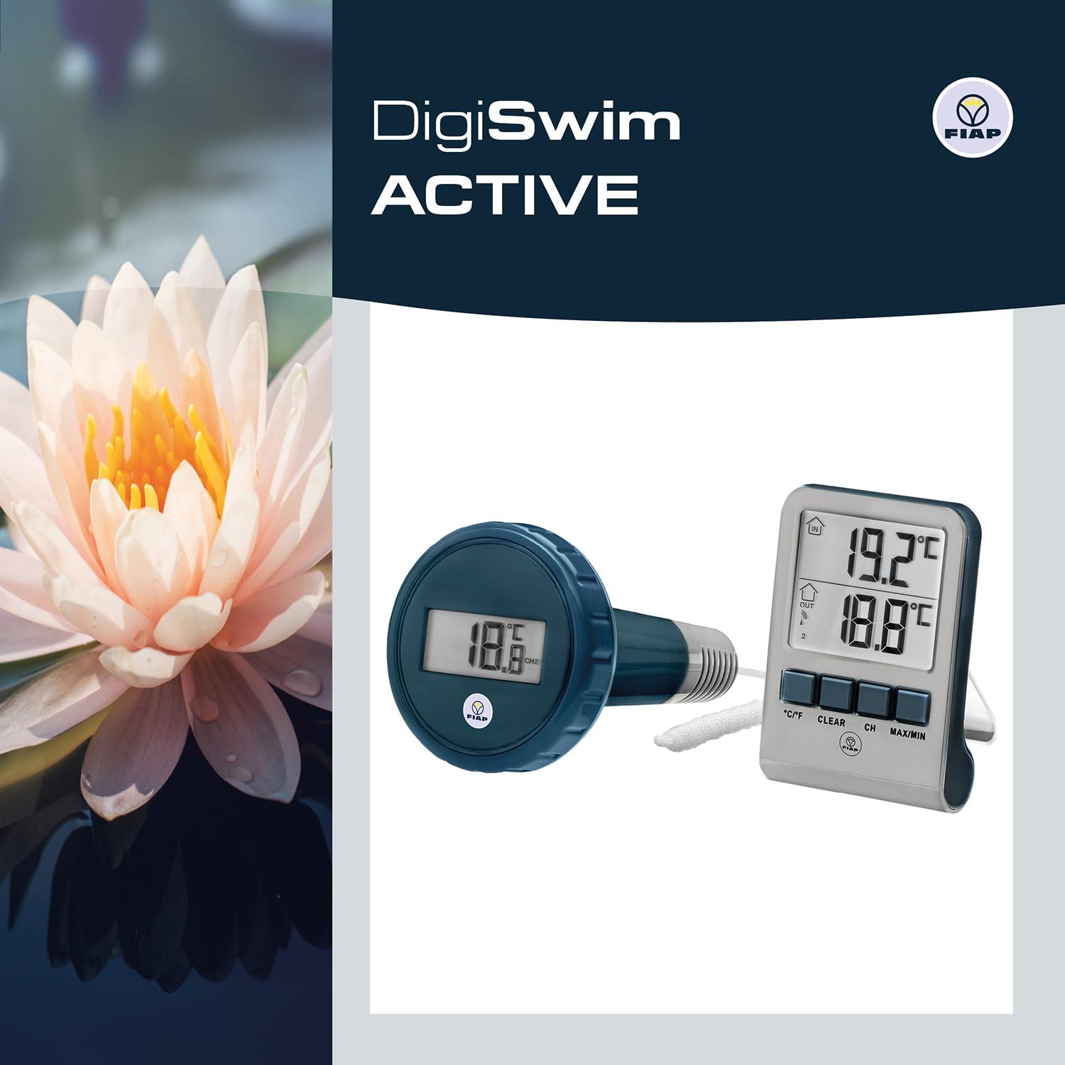 FIAP Digiswim Active Thermometer - Digital Water & Air Temperature ...