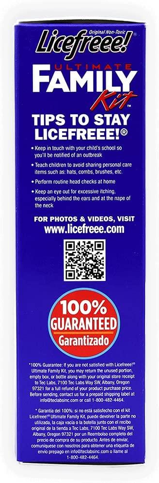 Licefreee Ultimate Family Lice Kit - Complete Head and Home Lice ...