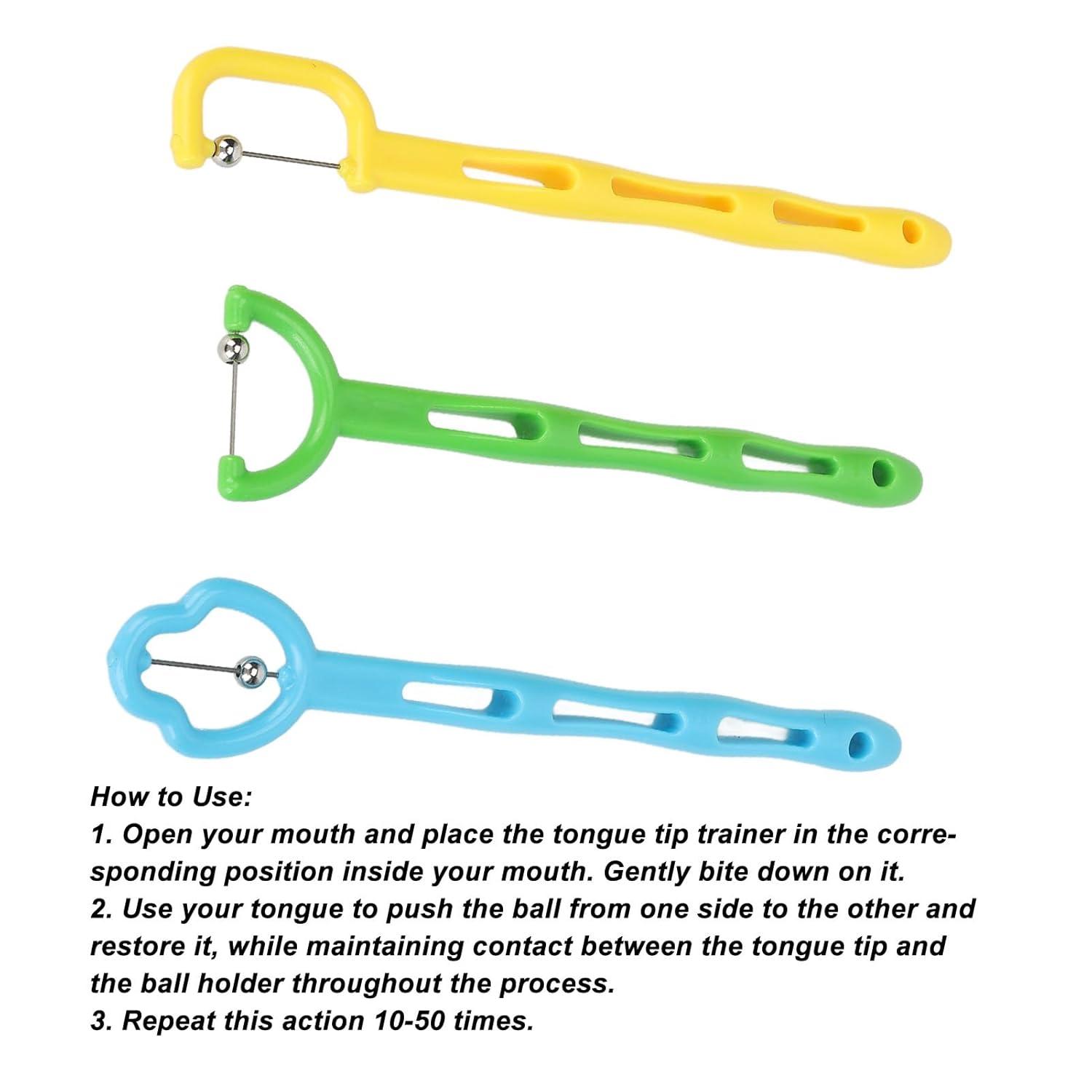 Tongue Tip Exerciser Set - 3-Piece Mouth Muscle Trainer for Children ...