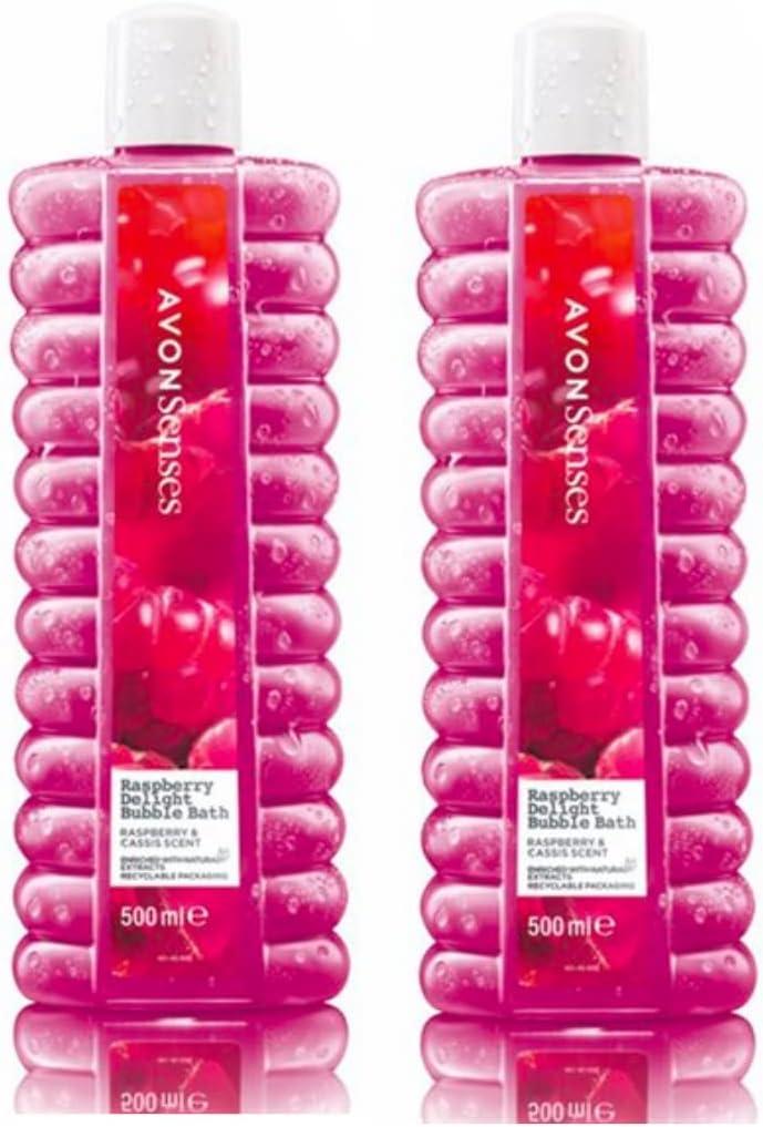 Avon Bubble Bath | Senses Raspberry Delight Bubble Bath - 500ml - Pack ...