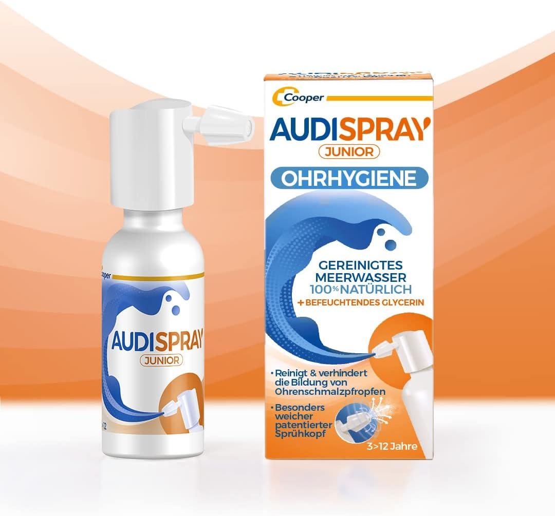 Audispray Junior Ear Spray for Children - 25 ml | Prevent Ear Wax Build ...