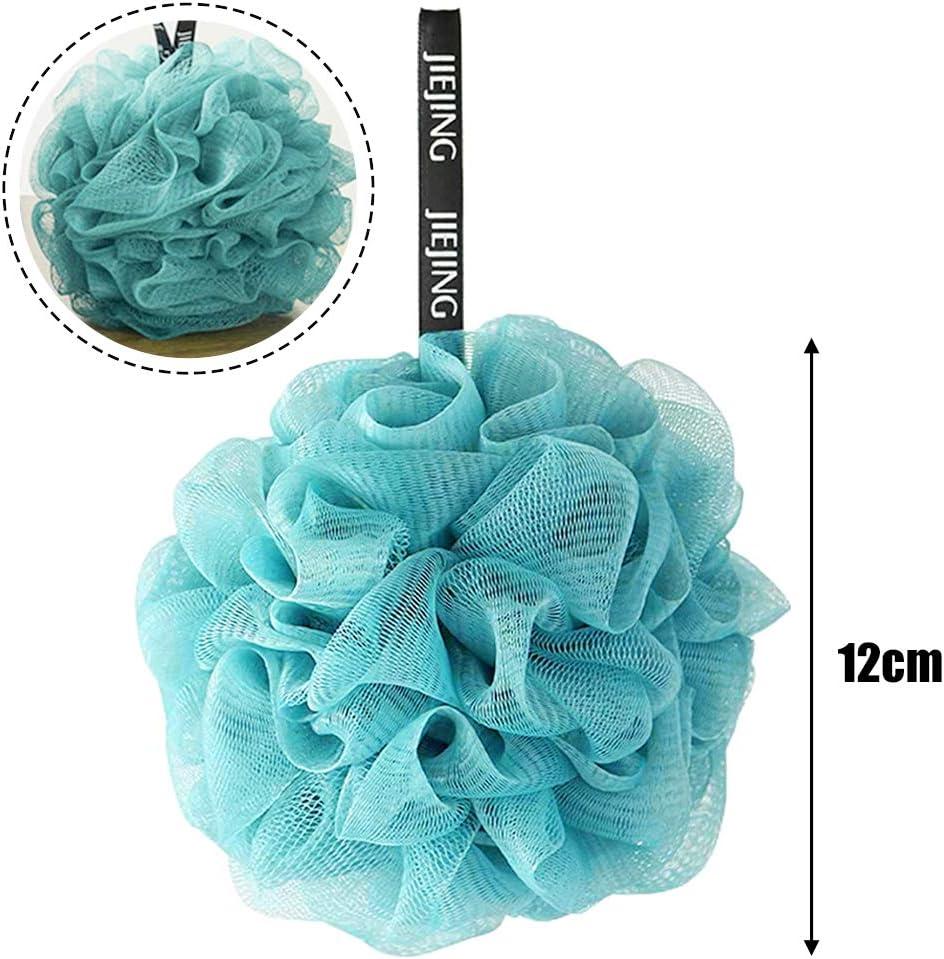 Nalcy 6-Piece Shower Sponge Set | Body Luffa Mesh Bath & Shower Puff ...