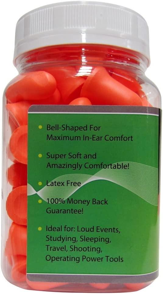 The Ear Buddy Premium Soft Foam Ear Plugs Noise Cancelling Earplugs for ...