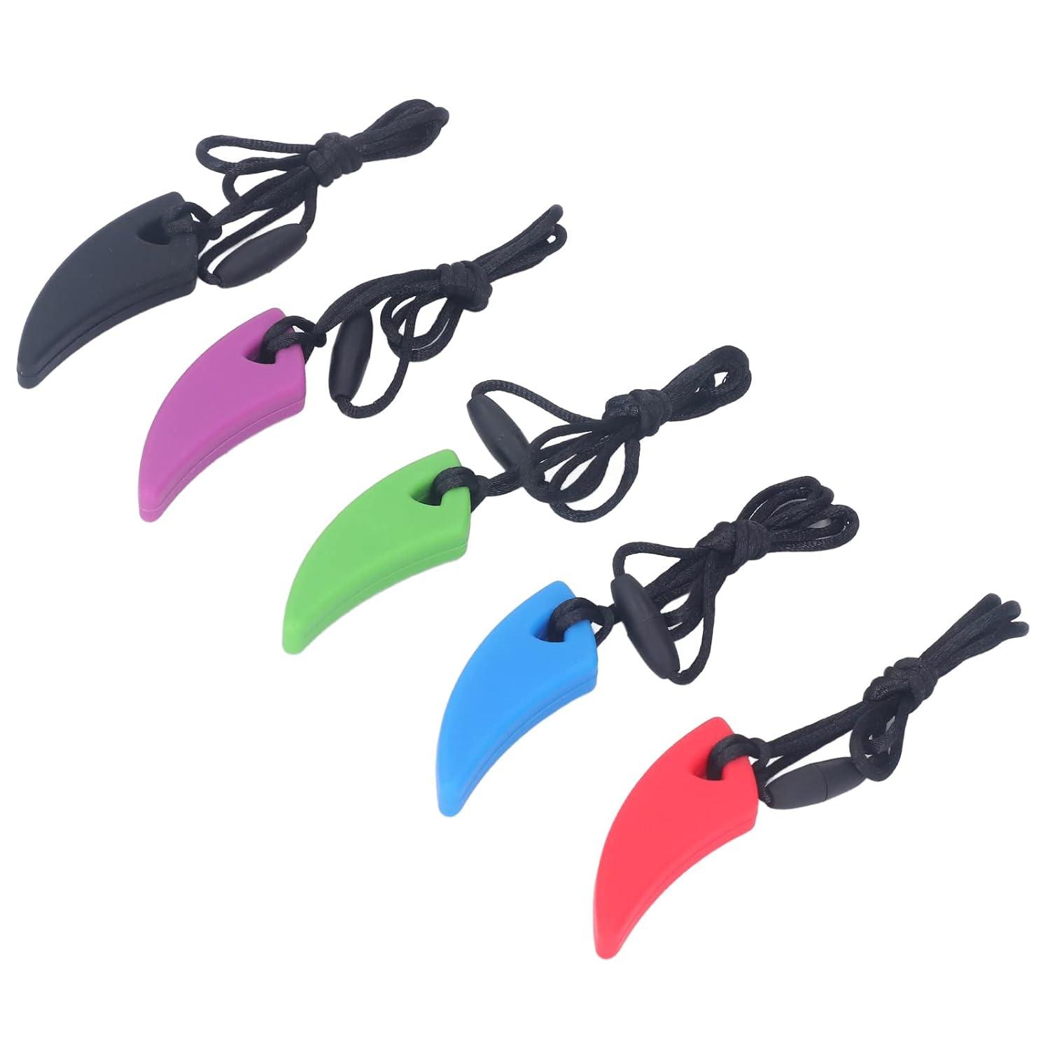Sensory Chewable Tablets - Heat Resistant Silicone Tooth Shape 5 Pack ...
