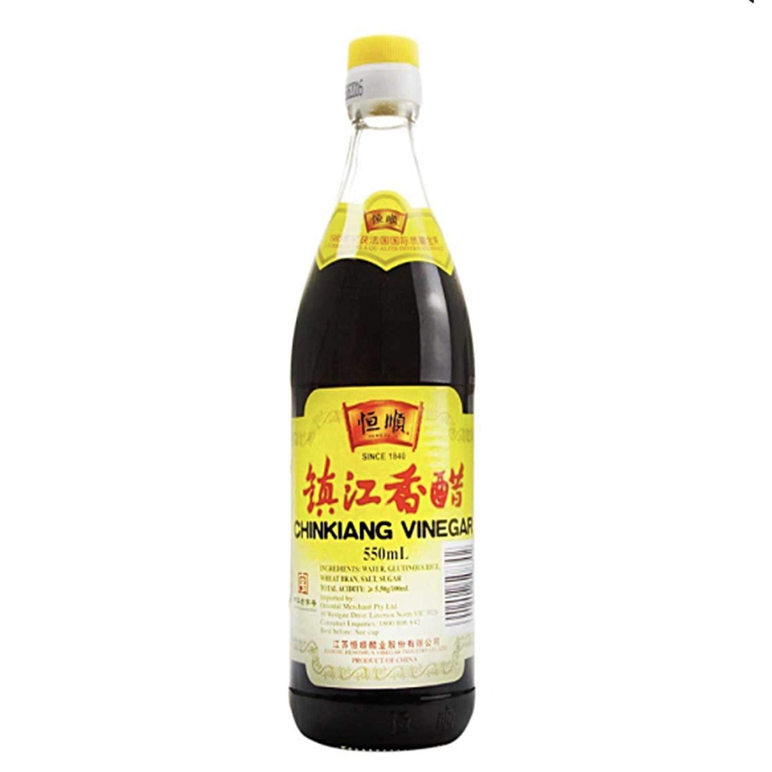 Heng Shun Chinkiang Rice Vinegar 550ml - Authentic Chinese Vinegar ...