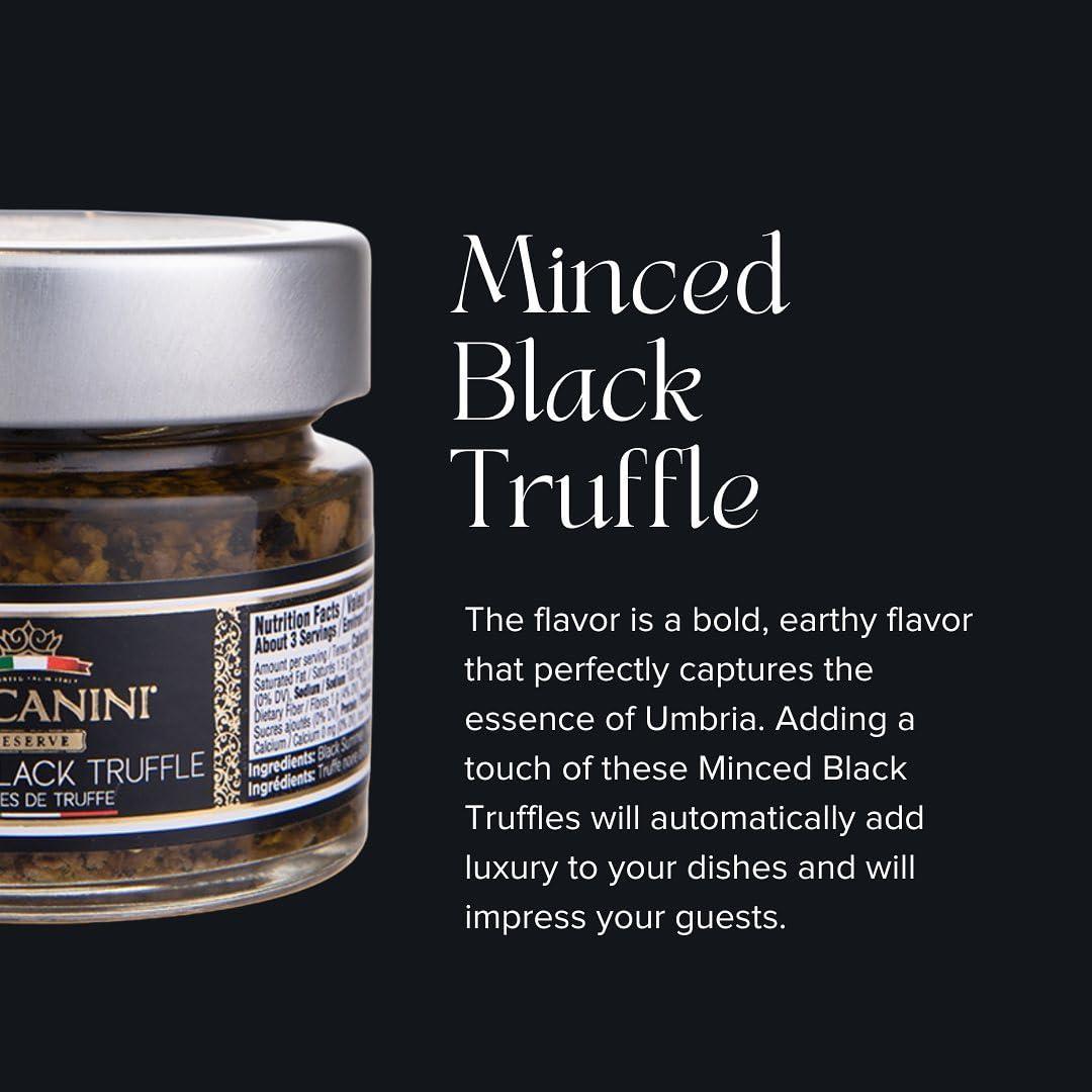 Tuscanini Reserve Minced Black Truffle in Extra Virgin Olive Oil - 2.82 ...