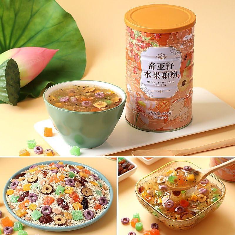 Sweet osmanthus Nut Chia qiyazi Lotus Root Powder Instant Breakfast ...