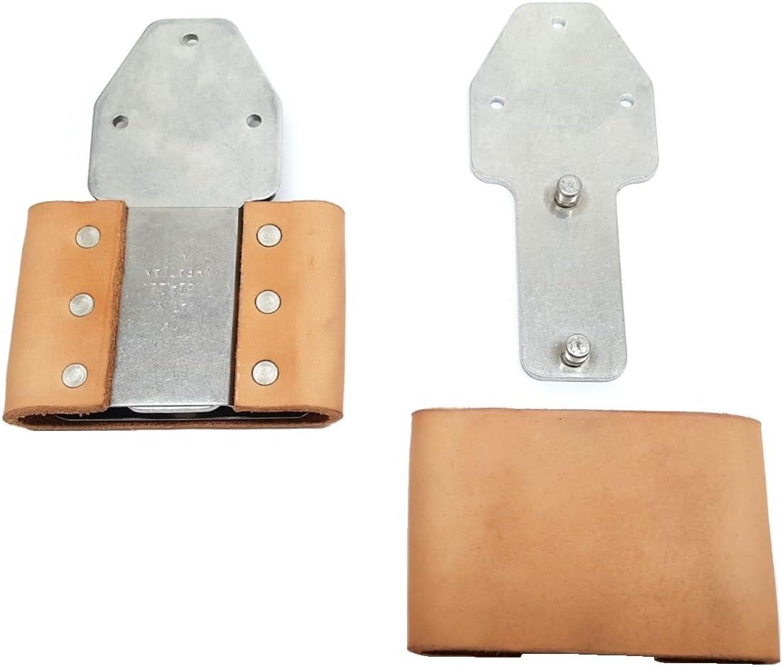 Genuine Leather Wrapped Blevins Buckles Set for Western Saddles | Buy ...