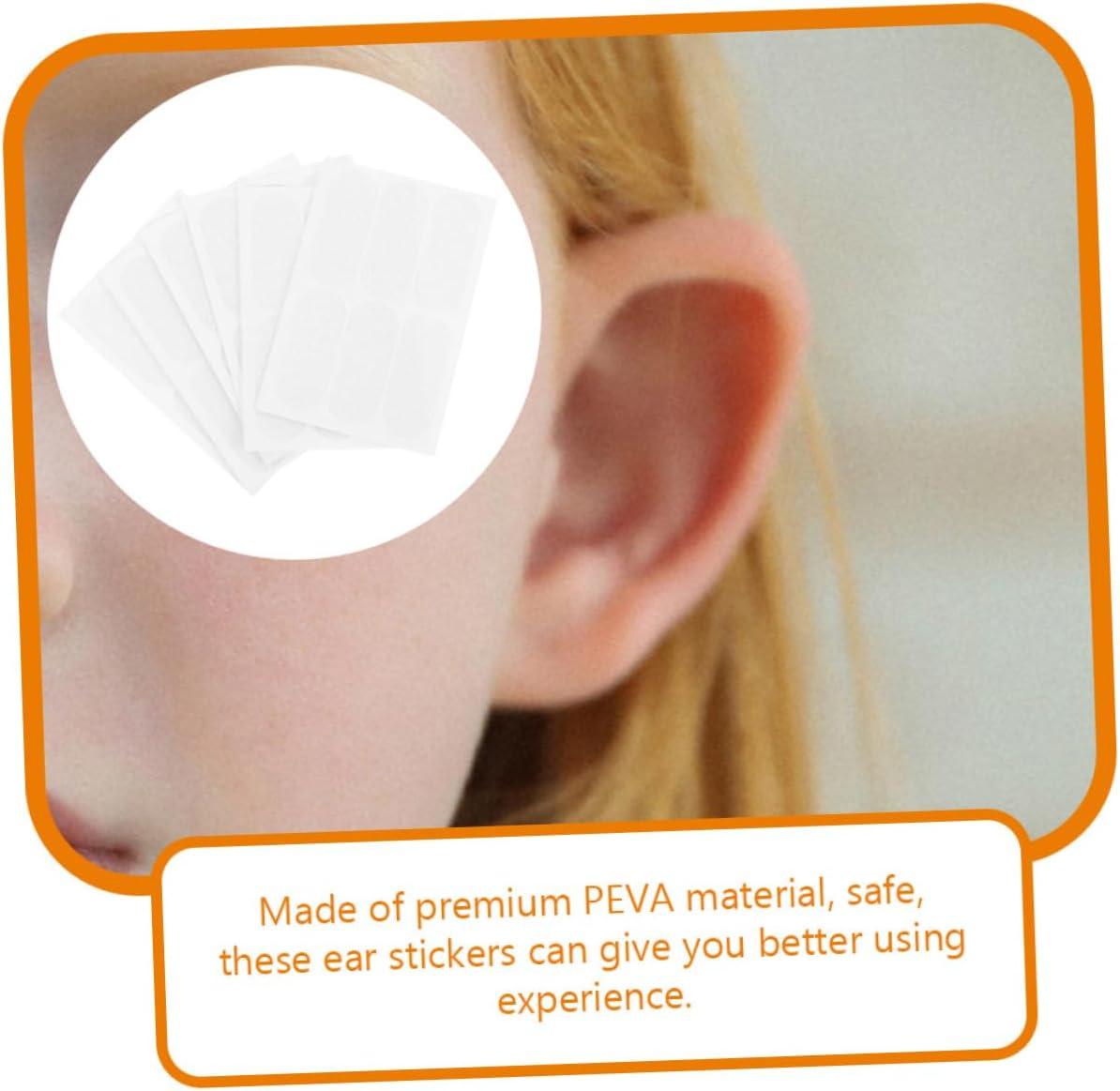 STOBOK 12pcs Ear Correction Stickers | Transparent Vertical Ear Tape ...