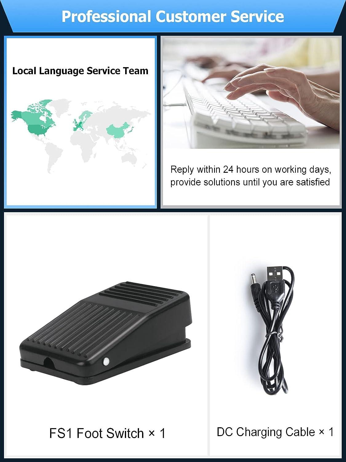 Teleprompter Remote Foot Switch - Moman FS1 Bluetooth Wireless Control ...