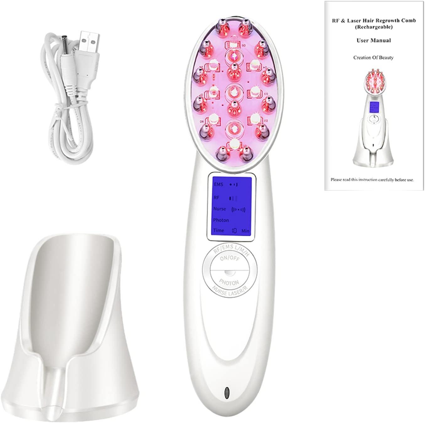 Anti Hair Loss Comb Laser Hair Growth Comb Anti Hair Loss Massager ...