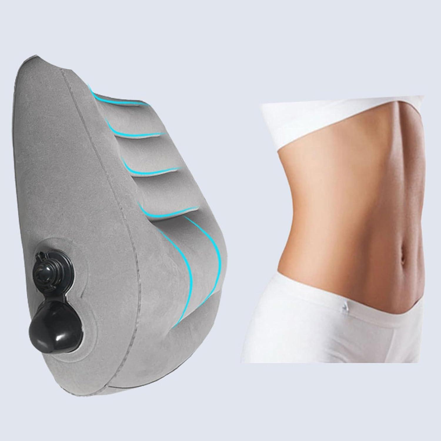 Inflatable Lumbar Spine Waist Pillow | Supportive PVC Lumbar Cushion ...