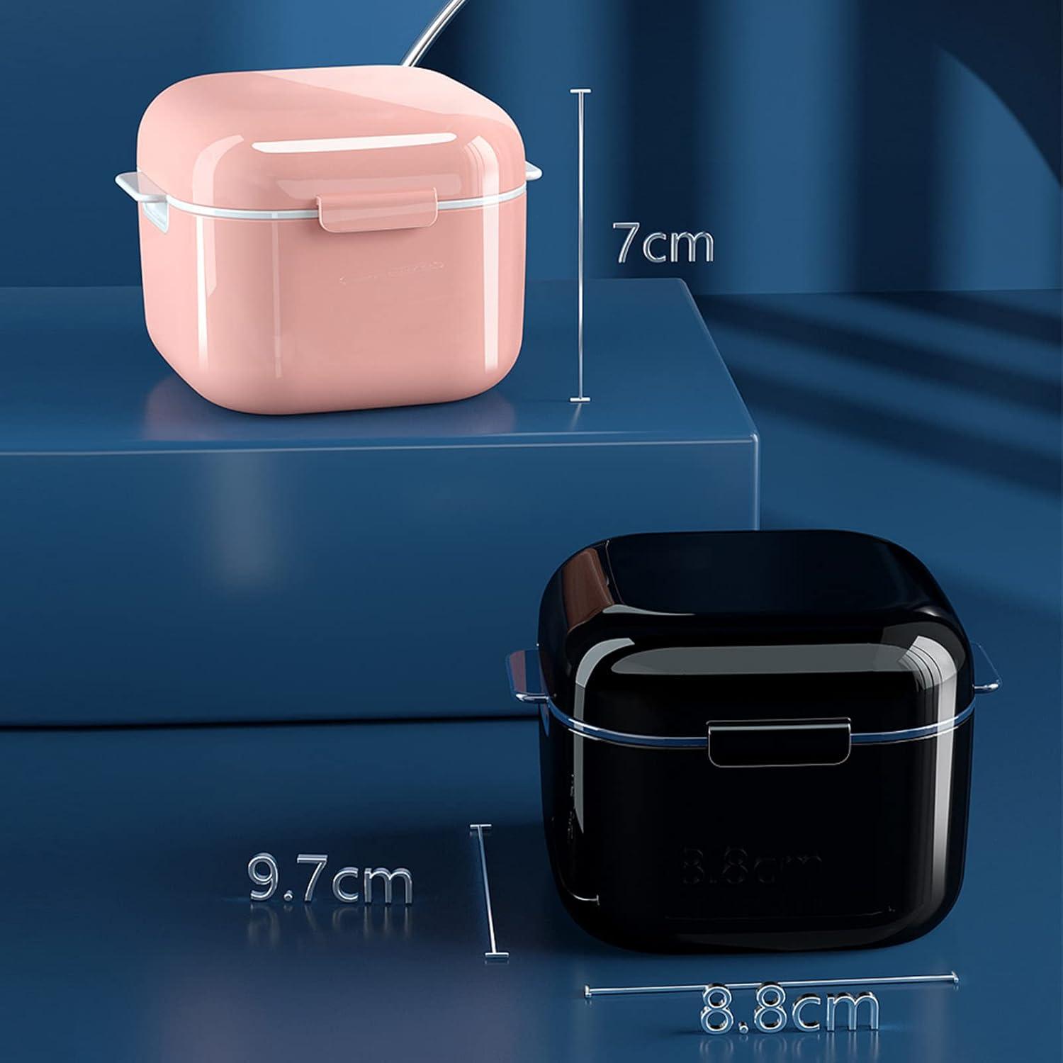 Portable Dental Prosthesis Box | Travel Tooth Container & Retainer ...