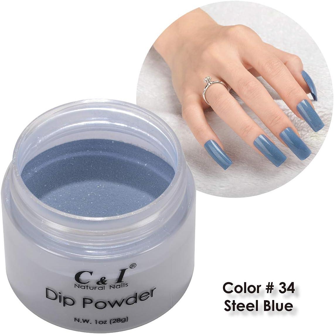 C & I Dip Powder Colour No. 034 Steel Blue Colour System | Buy Now with ...
