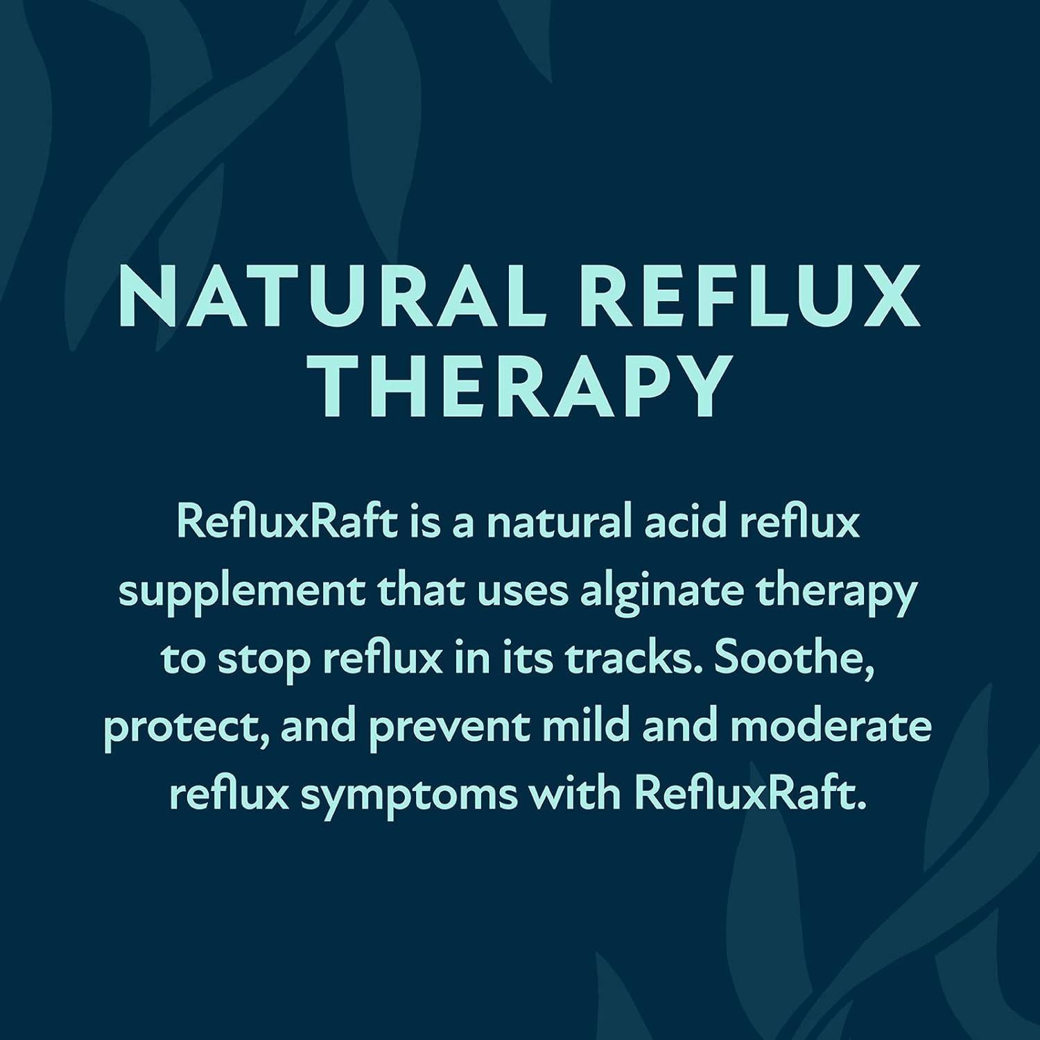 REFLUXRAFT Natural Heartburn Acid Reflux Support Supplement - 47 ...