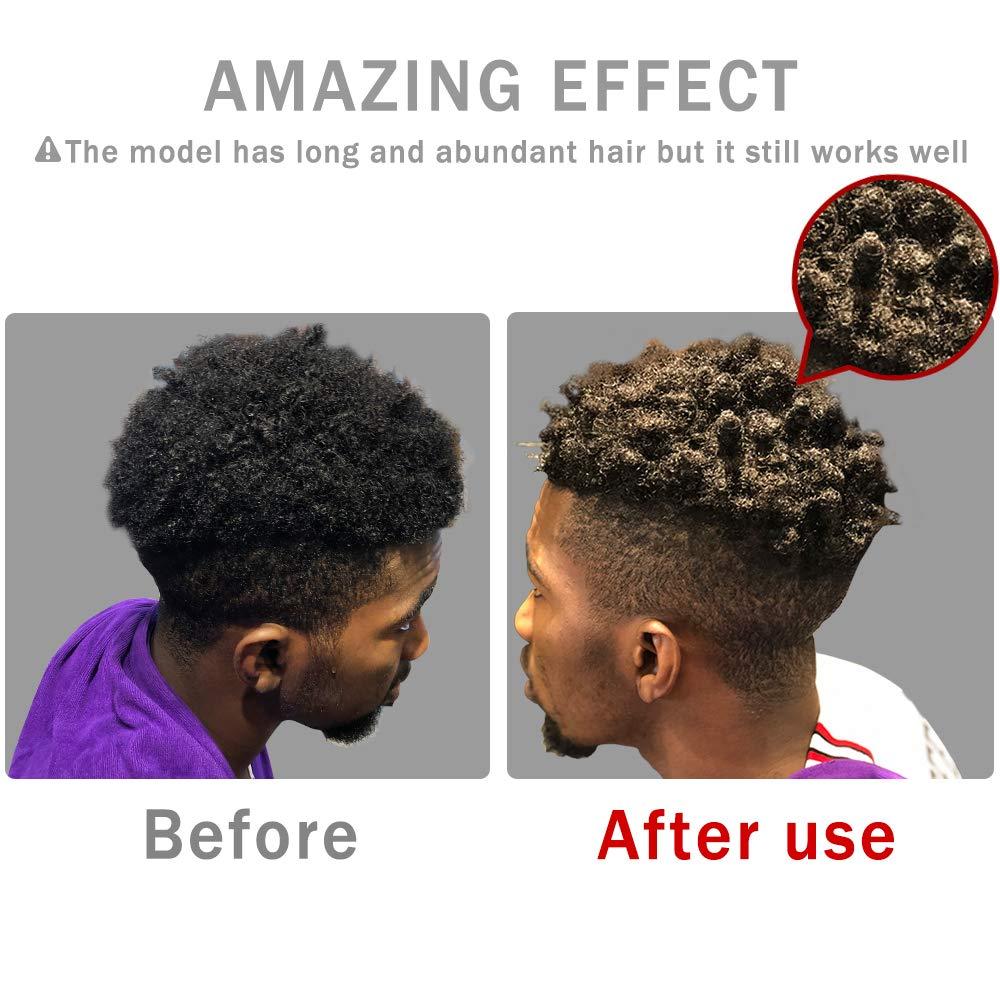 Hallo Big Holes Barber Hair Brush Sponge for Dreads Locking Twist Afro ...