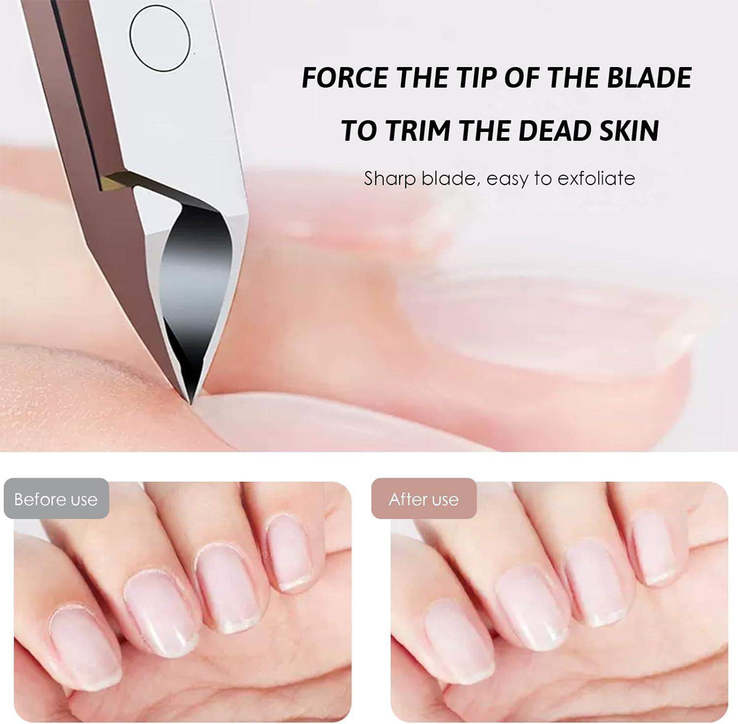 Professional Nail Skin Pliers & Remover - Stainless Steel Cutters for ...