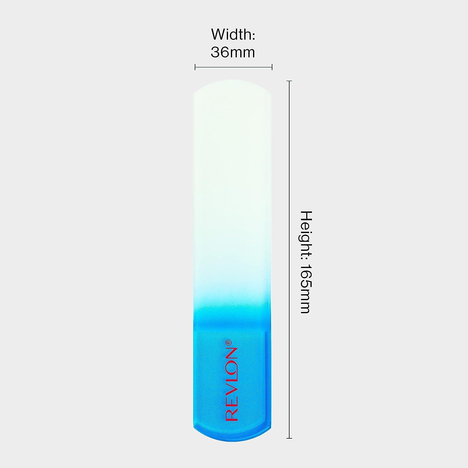 Revlon Bacteria Shield Glass Foot Buffer - Exfoliates, Smoothes Skin ...