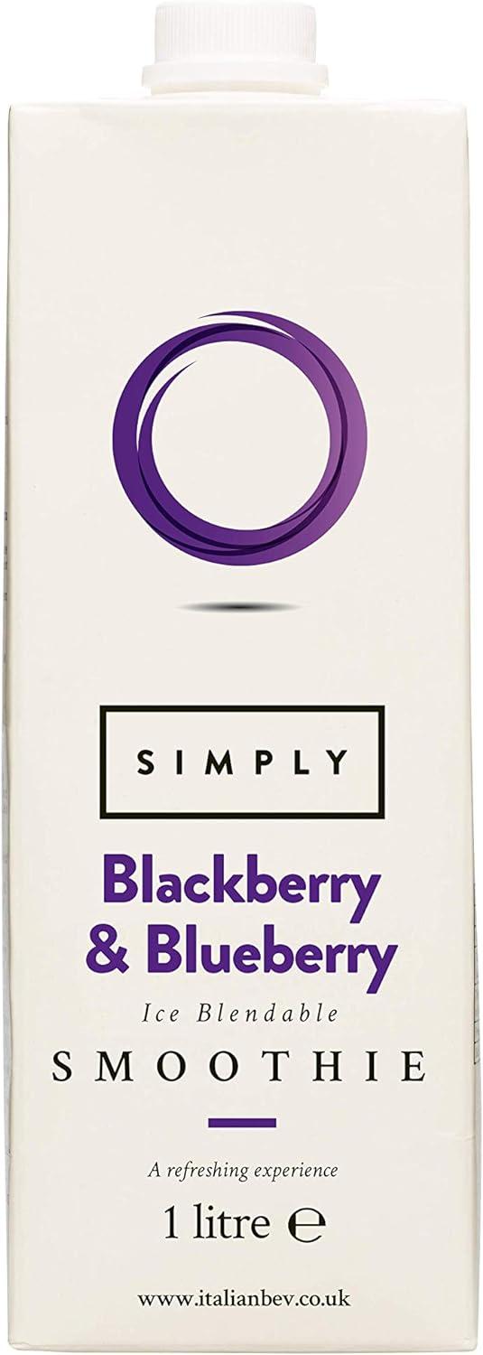 Simply Blackberry and Blueberry Smoothie Vegan Blendable Concentrated ...