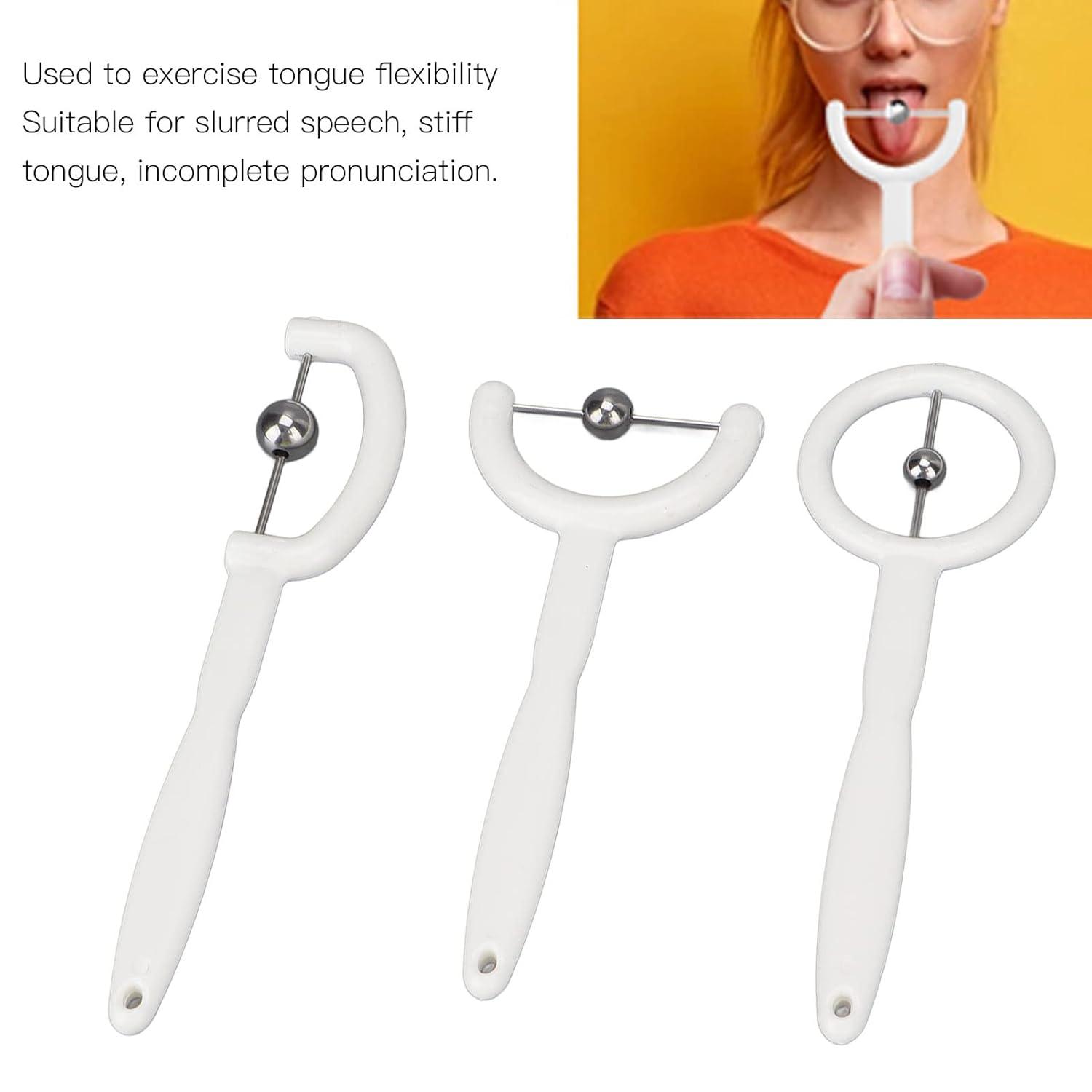 3 Piece Tongue Exercise Set Mouth Muscle Trainer For Enhanced