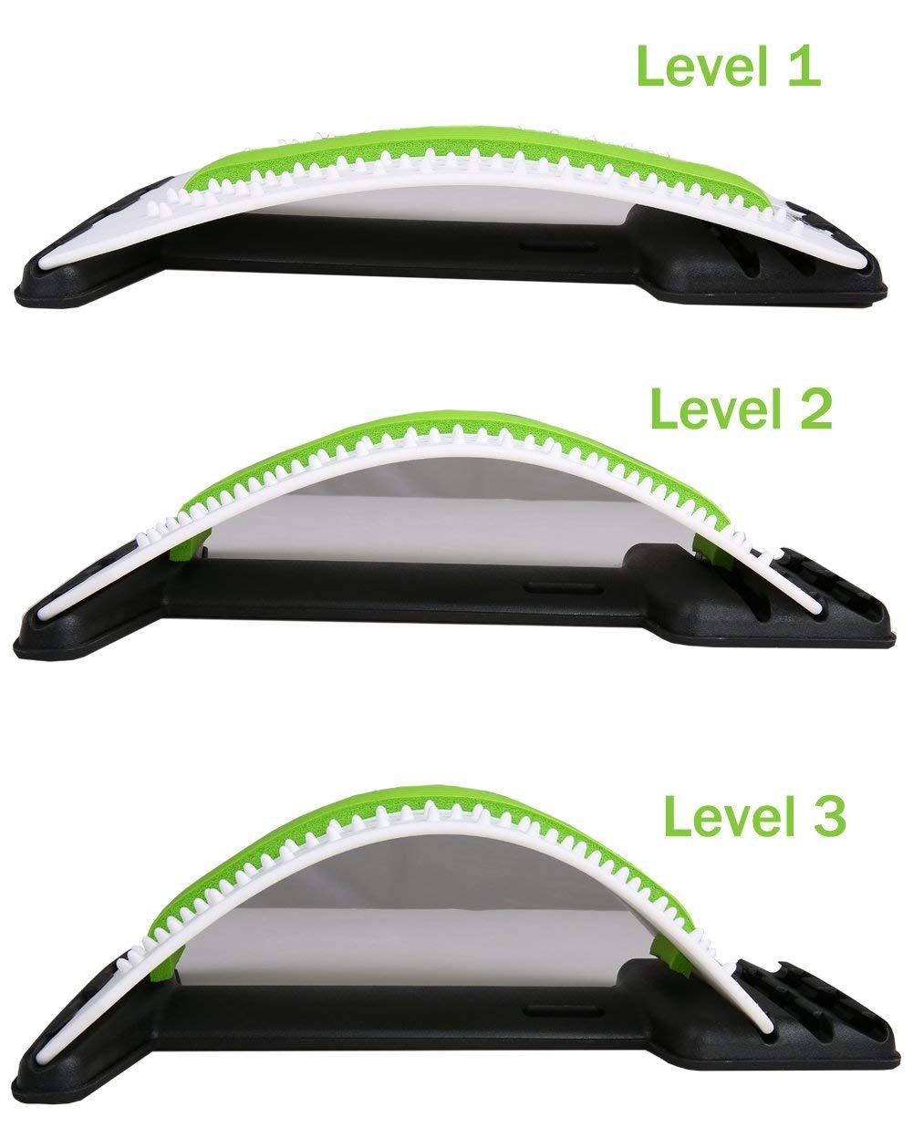 Jiahao Multi-Level Back Stretching & Massage Device for Lumbar Spine ...