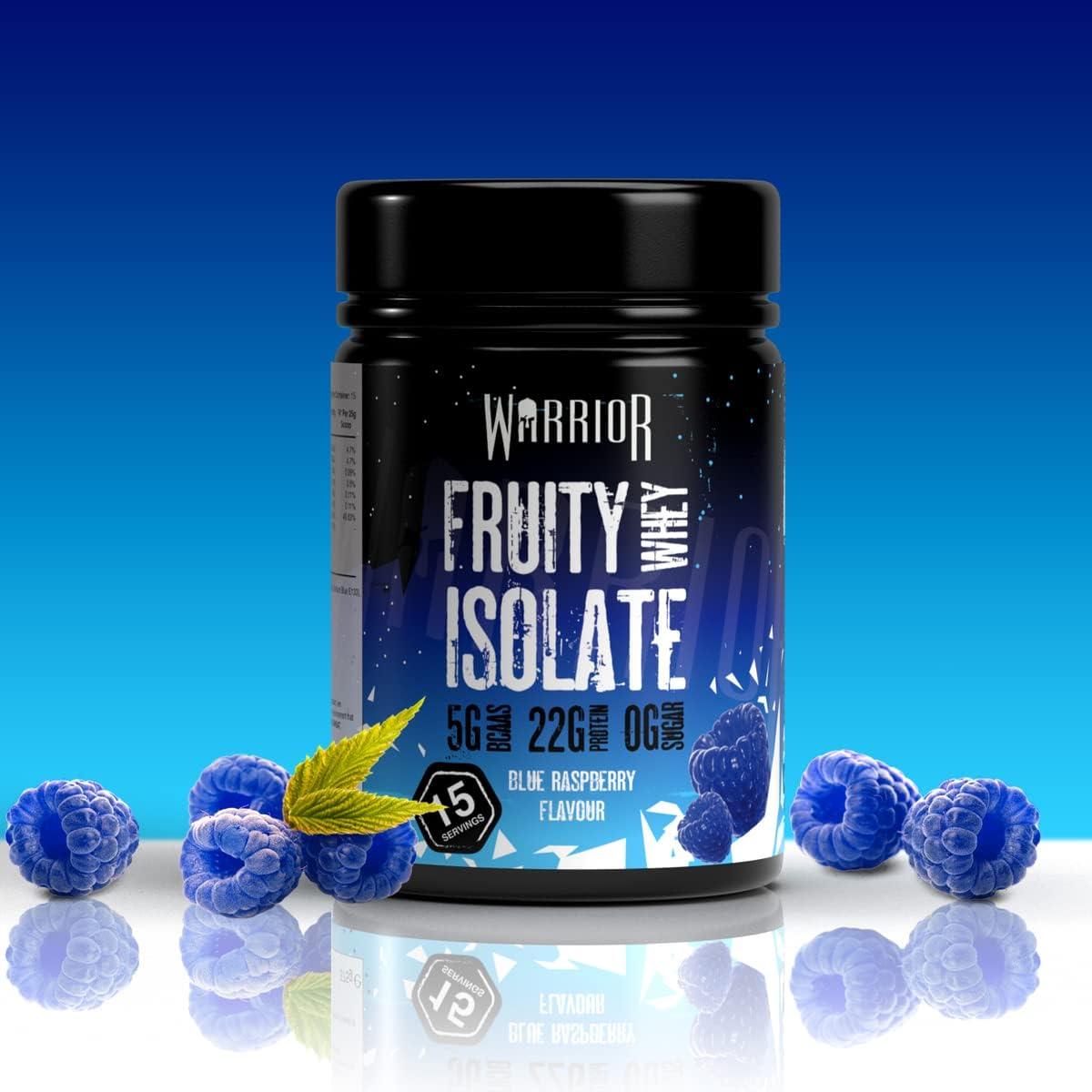 Warrior Fruity Clear Whey Isolate Protein Powder - Blue Raspberry ...