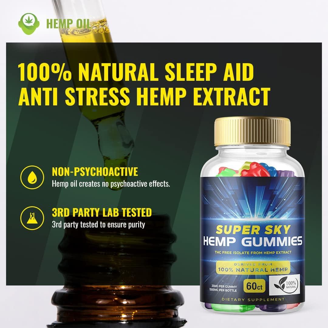 Super Sky Hemp Gummies - Super Sky Gummies with Hemp Extract - Super ...