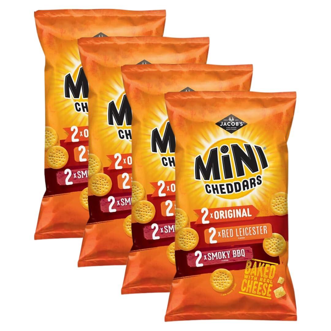 Snack Bundle Consisting of McVities Mini Cheddars Variety Pack 6 x 25g ...