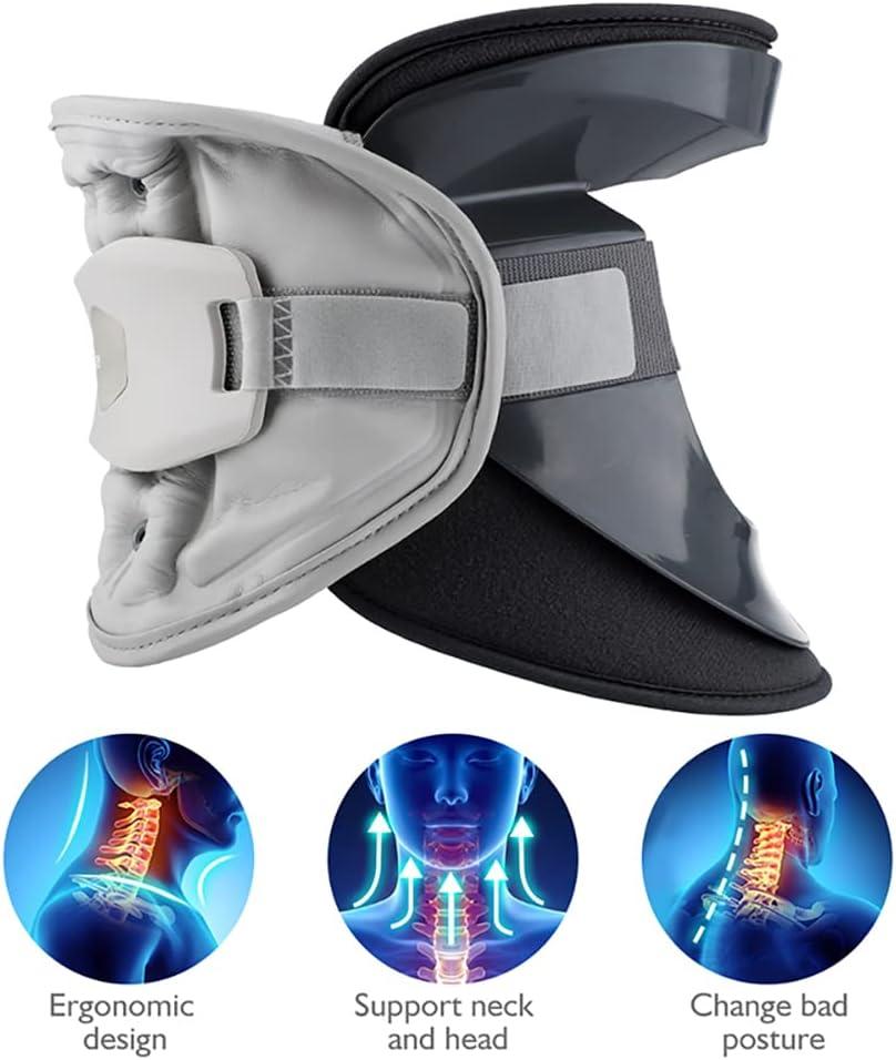 Badez Inflatable Neck Collar - Adjustable Neck Traction Device with ...