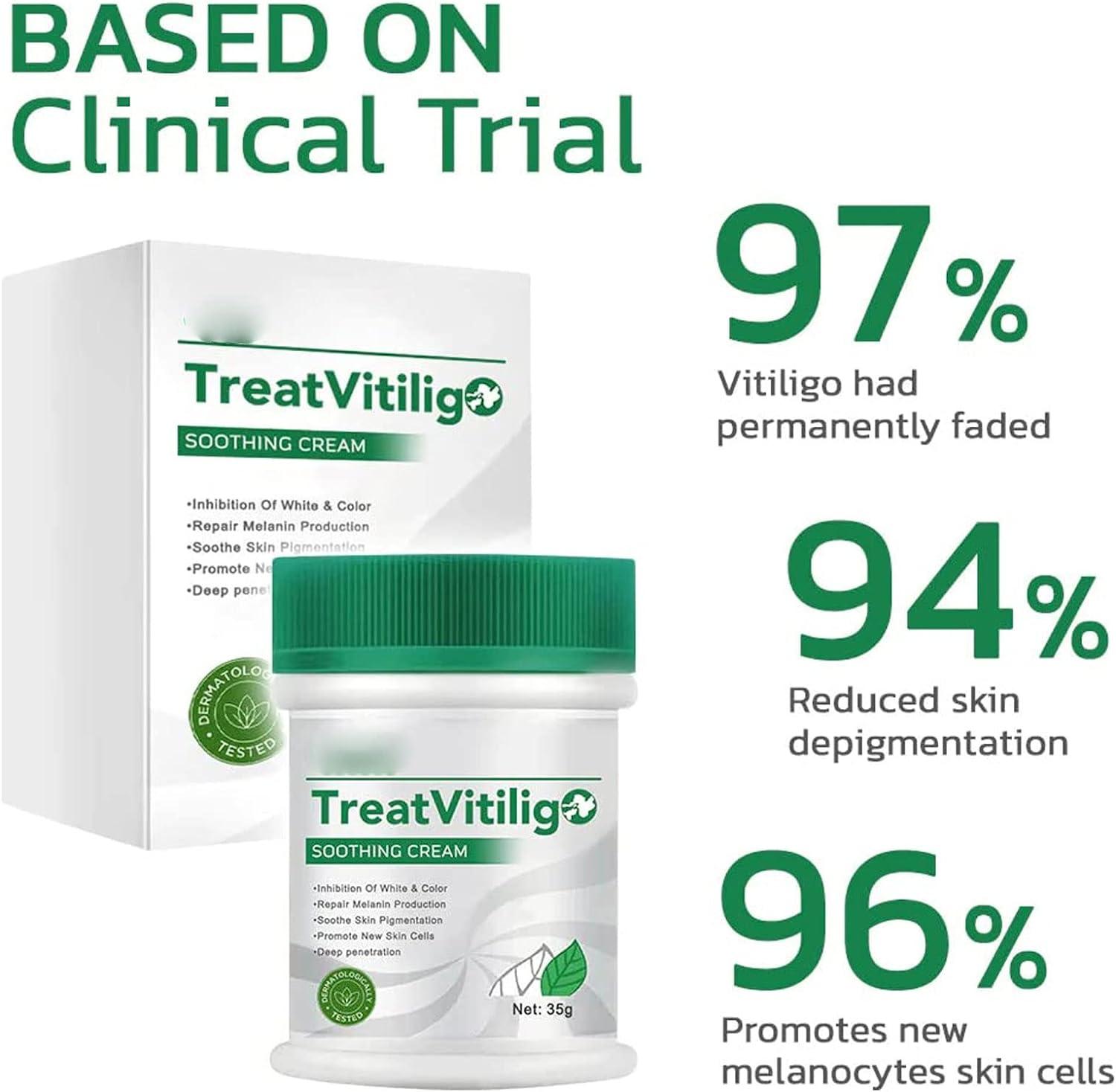GFOUK Vitiligo Treatment Cream - Soothing White Spot & Psoriasis Relief ...