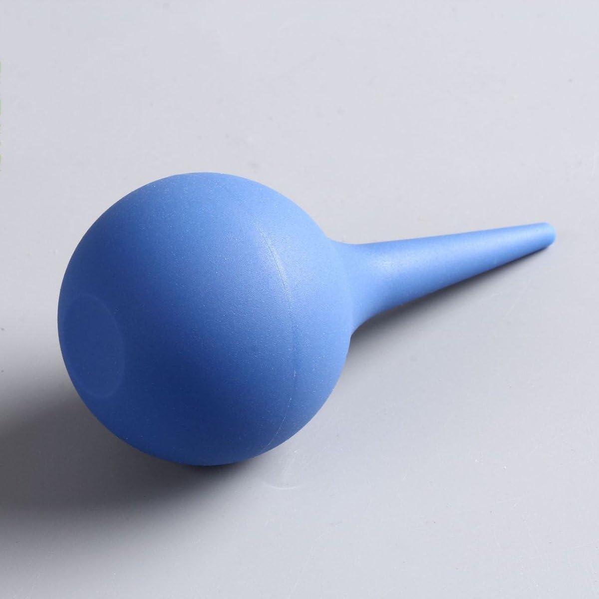Blue Ear Suction Bulb & Air Blower Pump - Effective Ear Washing Squeeze ...