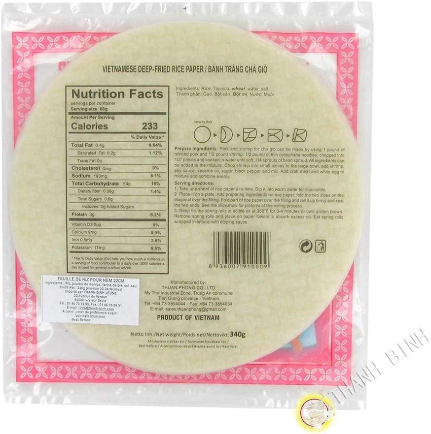 Tufoco Vietnamese Deep-Fried Rice Paper (22cm) 340g