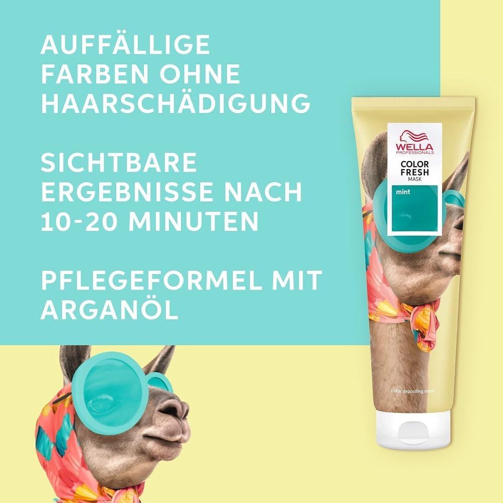 Wella Color Fresh Mask Mint 150ml - Coloring Mask | Buy Now with ...