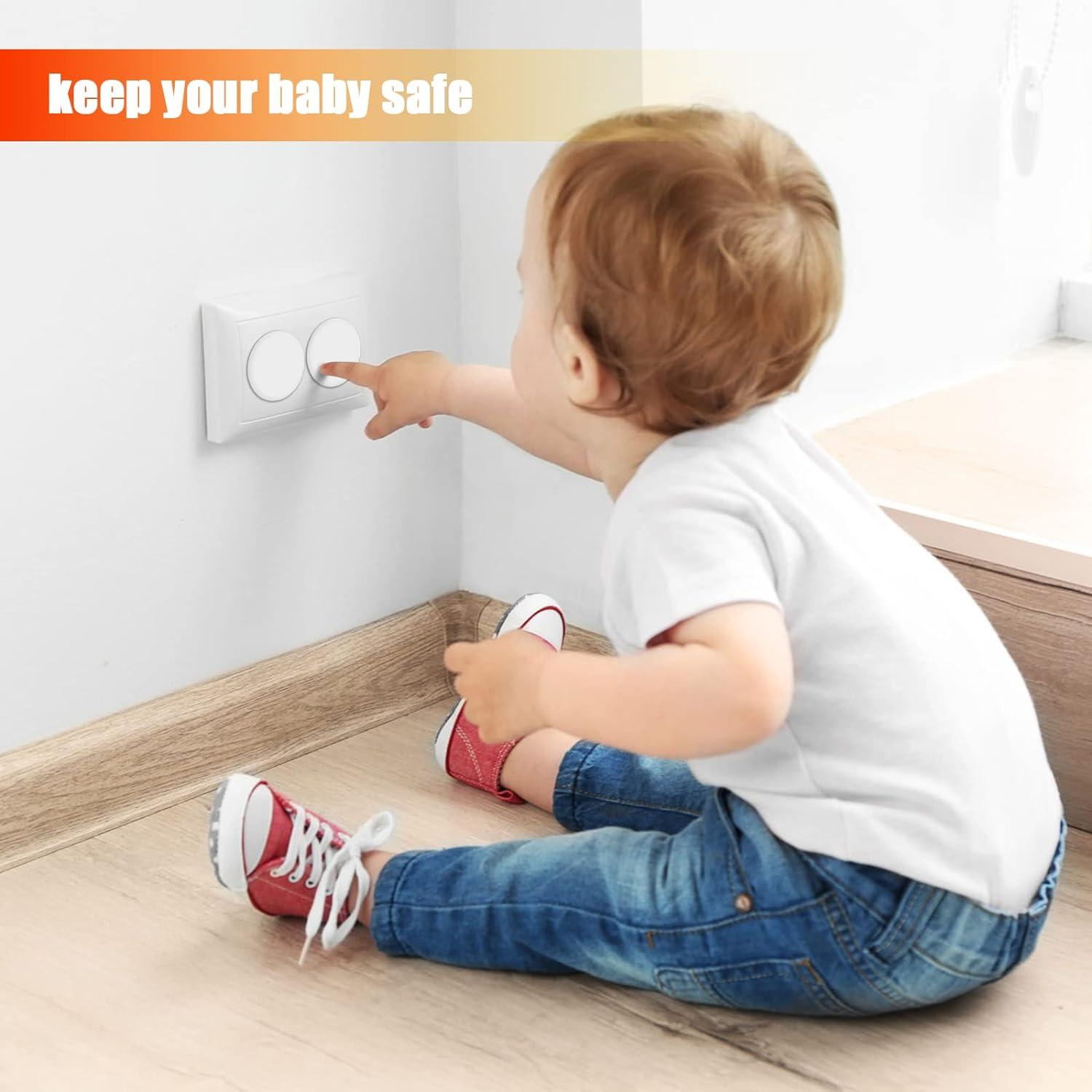 Baby Socket Covers UK - 20 Plug Socket Covers + 8 Corner Protectors for ...