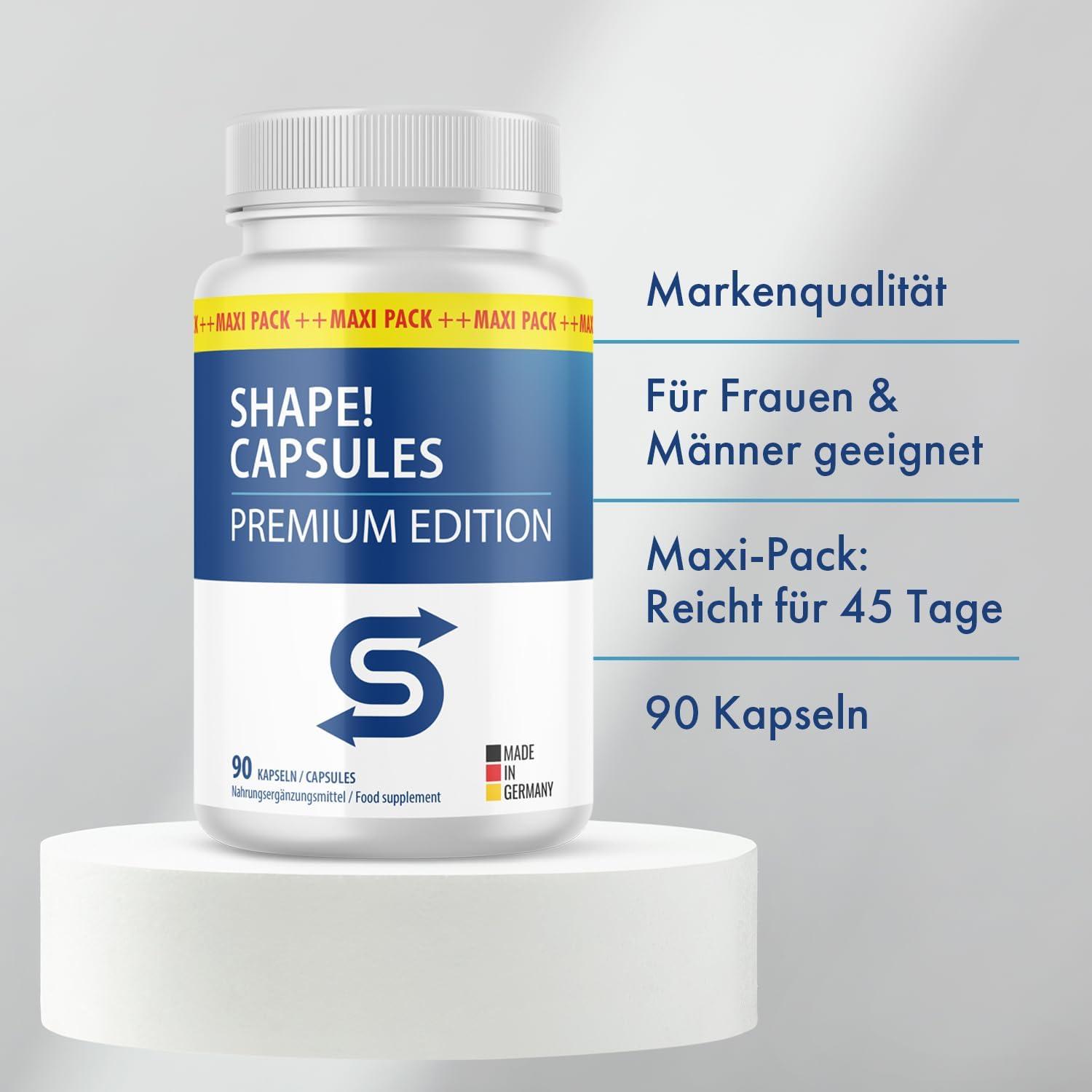 Shape Capsules - Your Daily Companion | 90 Capsules Maxi Pack (45 Day ...