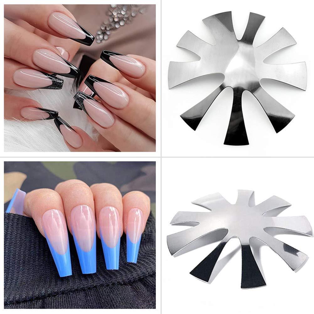 Professional Nail Cutter Kit - 9 Sizes for Acrylic Tips & Easy French ...