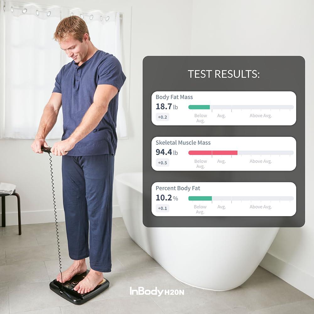 InBody H20N-Black Smart Full Body Composition Analyzer Scale - Full ...
