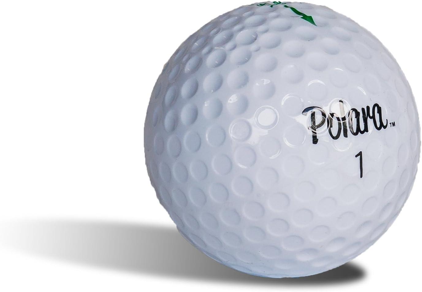 Polara Ultimate Straight Golf Balls Extra Spin Distance Hook and Slice Correction 1 Dozen White Balls