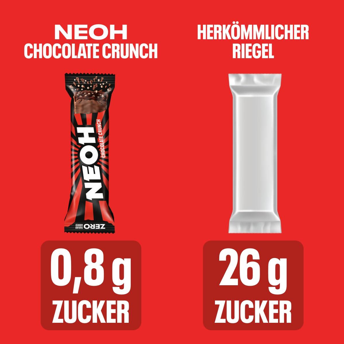 Neoh Zero Sugar Chocolate Crispy Bar - Keto-Friendly Low Carb Treat ...