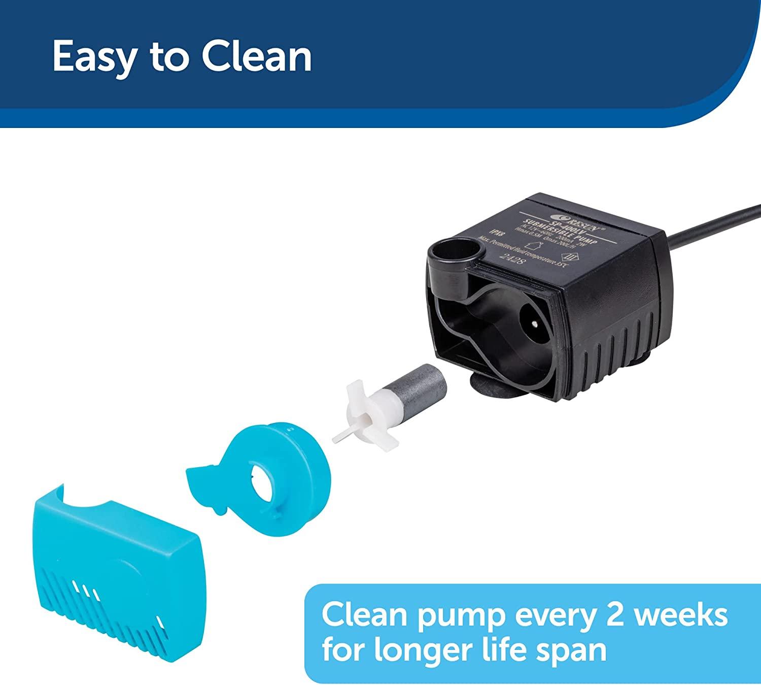 PetSafe Replacement Pump for Drinkwell Fountains - PAC00-13206 (Black) | Compatible with Ceramic ...