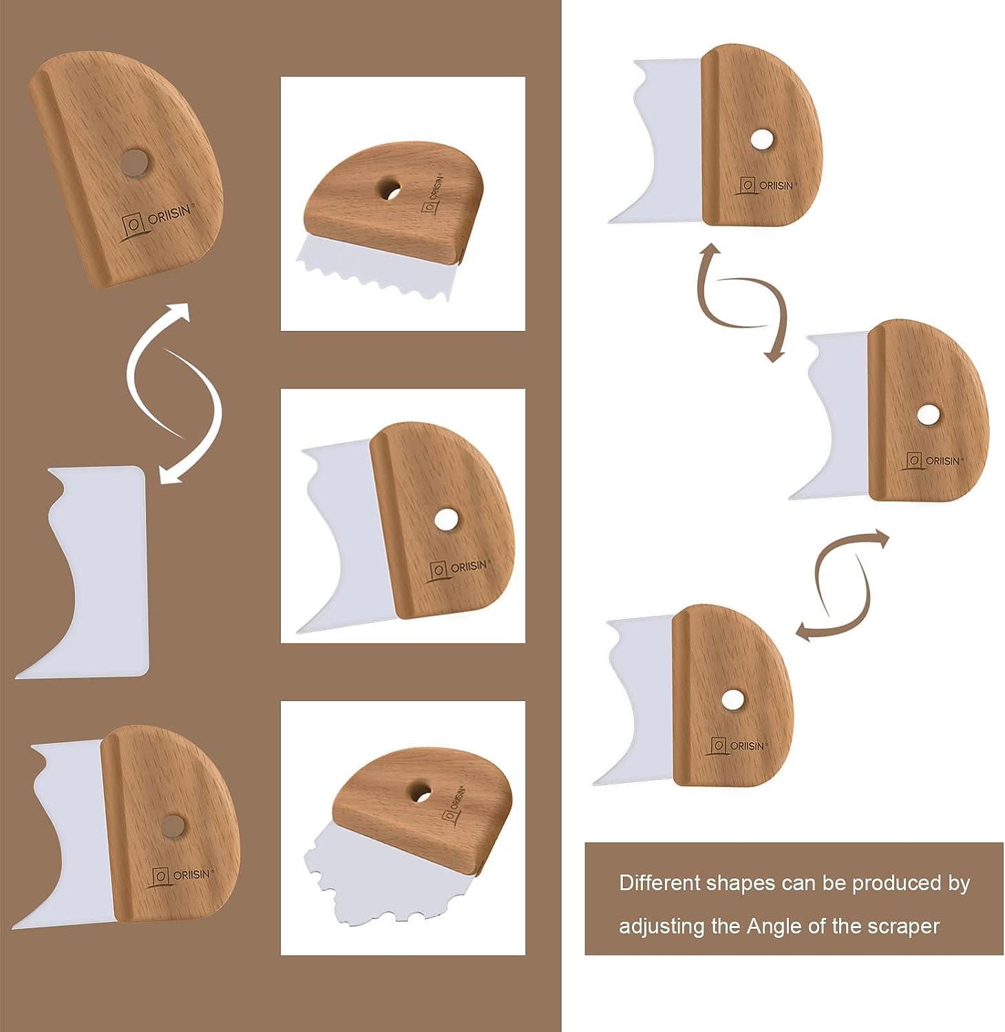 ORIISIN 37 Pcs Pottery Tool Set for Ceramics - Pottery Foot Shaper, Trimming Tools, Profile Rib ...