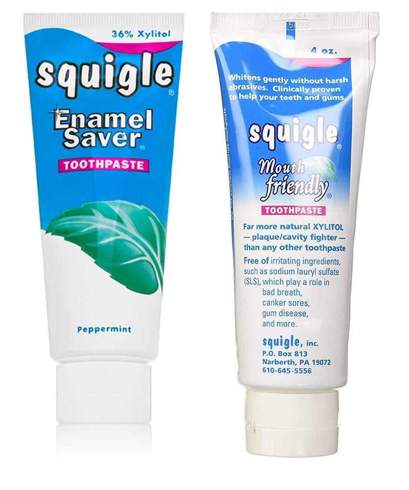 Squigle Enamel Saver Toothpaste - Canker Sore Prevention, Cavities ...