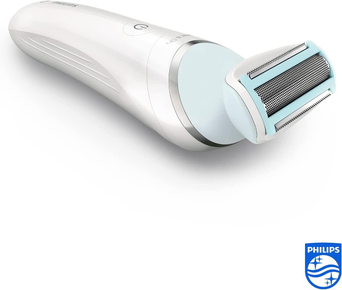Philips SatinShave BRL130/00 Electric Ladyshave - Wet & Dry, Blue | Buy ...
