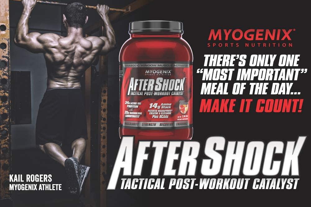 Myogenix Aftershock Tactical Post Workout Unlimited Muscle Growth | Anabolic Whey Protein | Mass ...