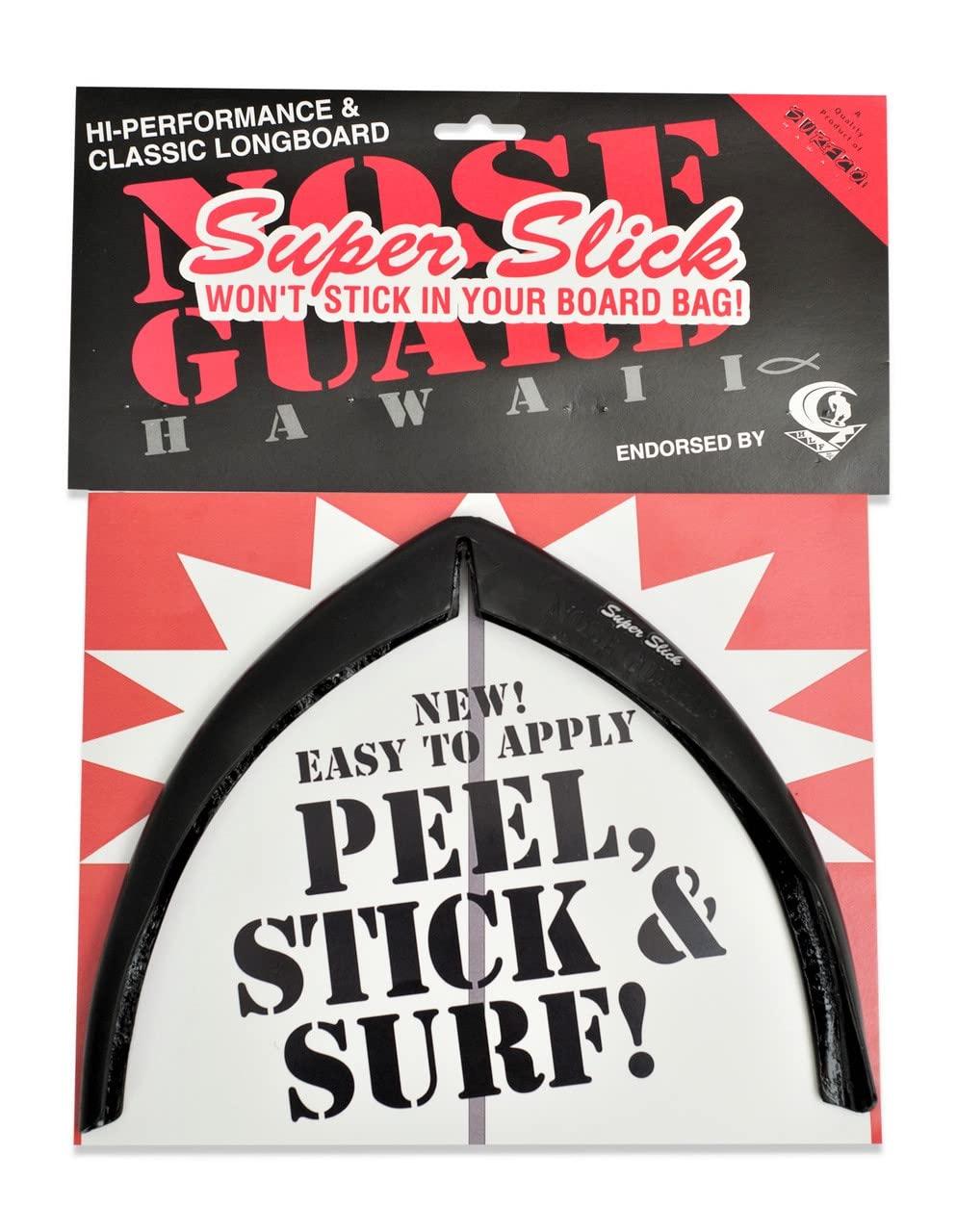 Surf Co Super Slick Longboard Nose Guard Kit in Black - Protect and ...