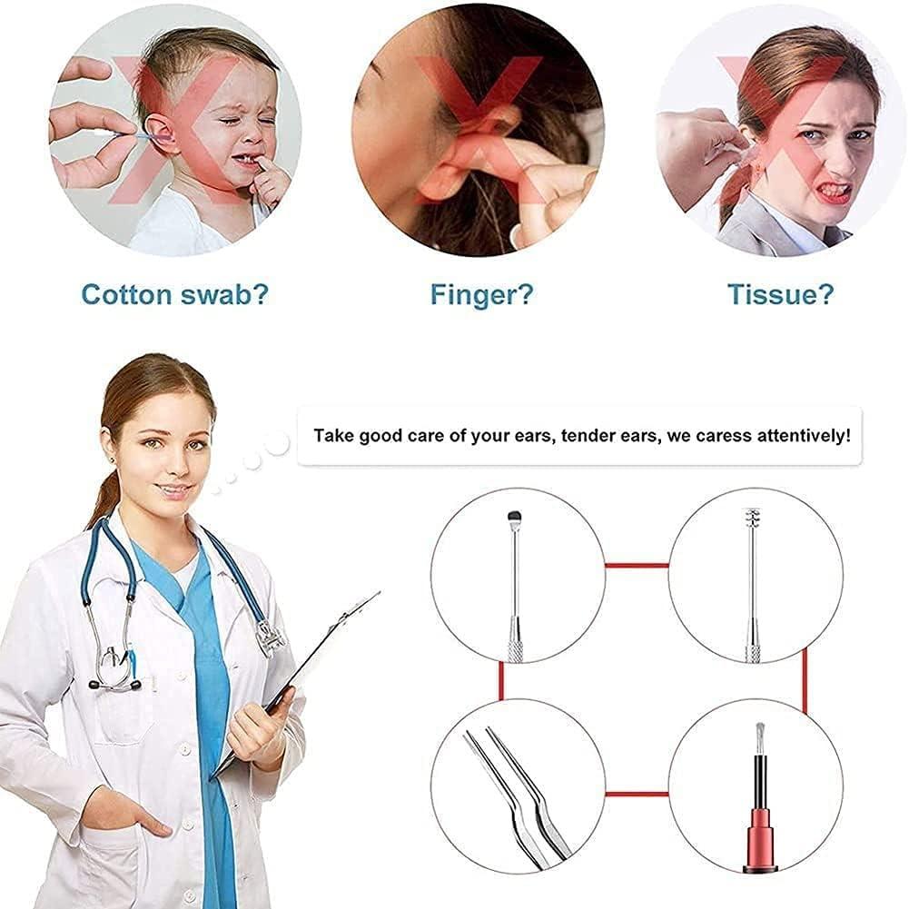 KANDUO Ear Wax Removal Wireless Earwax Remover Otoscope with 1080P HD ...