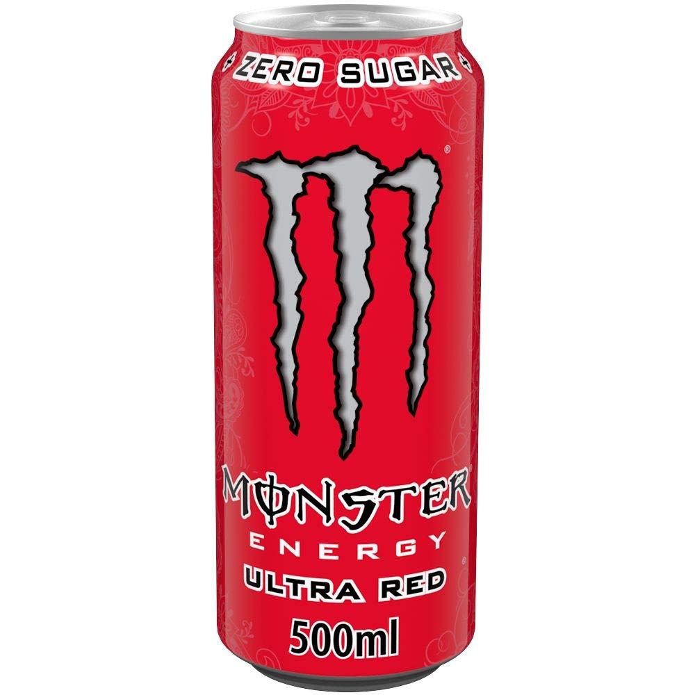 Buy Monster Energy Ultra Red Sugar-Free Caffeine Drink with Red Fruit ...