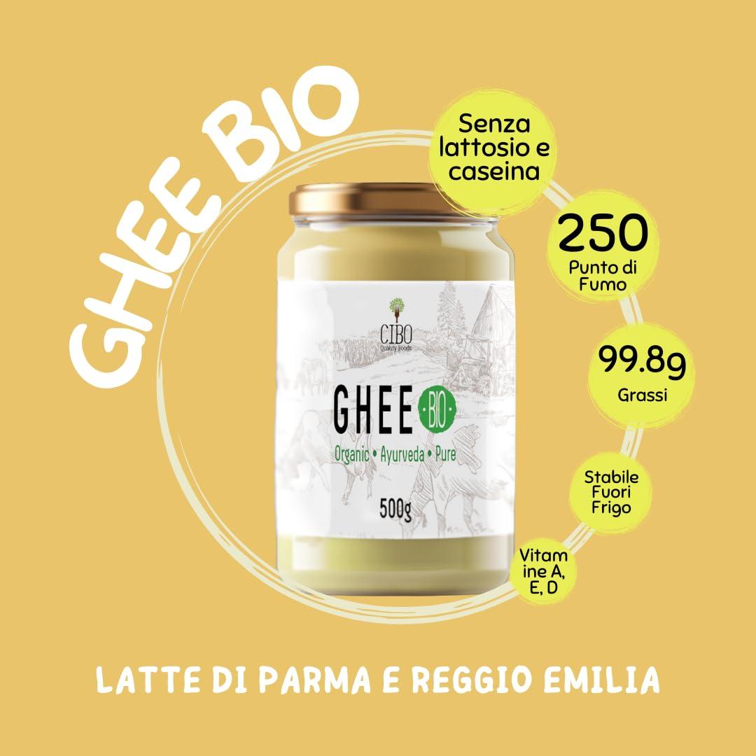 Cibo Ghee Organic Italian Clarified Butter from Parma & Reggio Emilia ...