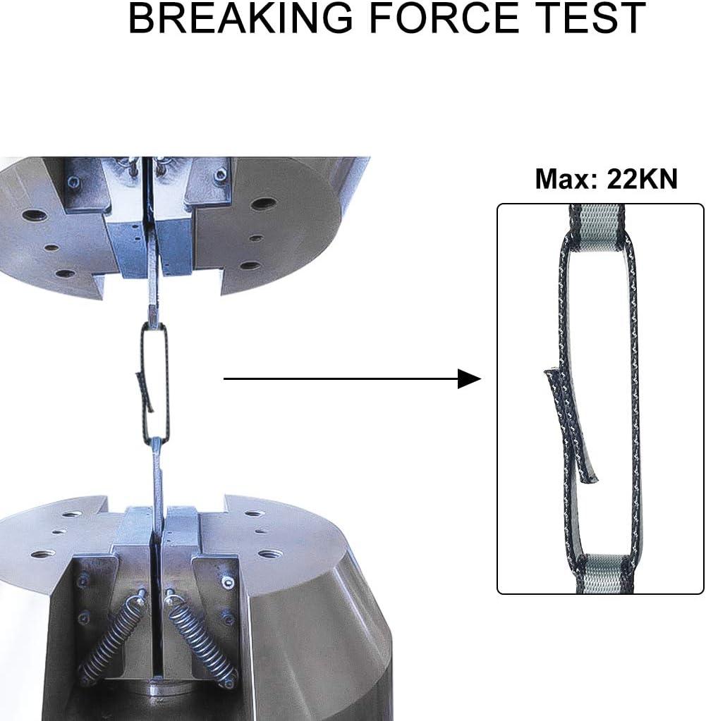 NewDoar Daisy Loop Chain for Climbing 22KN(4950lb) Nylon Webbing Sling ...